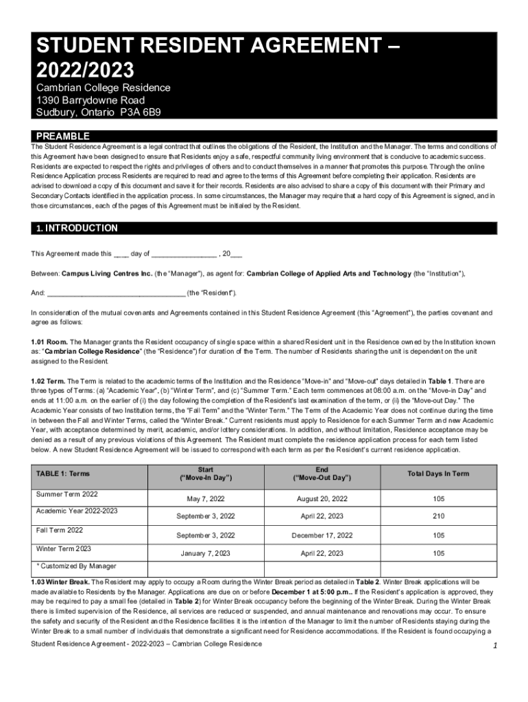 Fillable Online Residence application: Freedom of information and ...