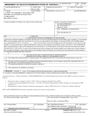 Fillable Online amendment of solicitation/modification of contract - MorphGroup Fax Email Print ...