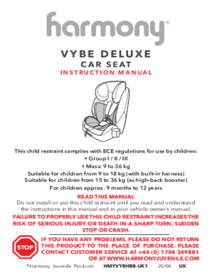 Fillable Online Federal Motor Vehicle Safety Standards; Child Restraint ...