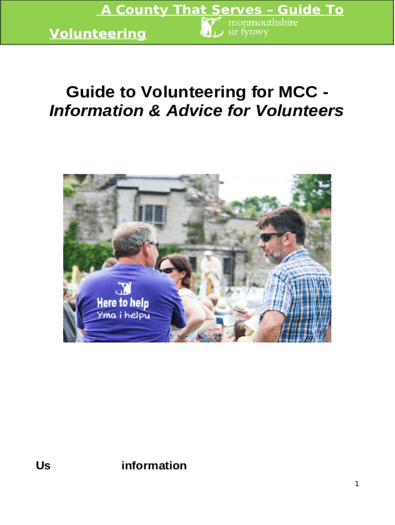 Community Service, Reimagined: MCC's Recommendations ... Doc Template | pdfFiller