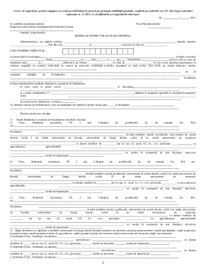 Fillable Online Cerere de repartizare pentru angajare cu contract ...