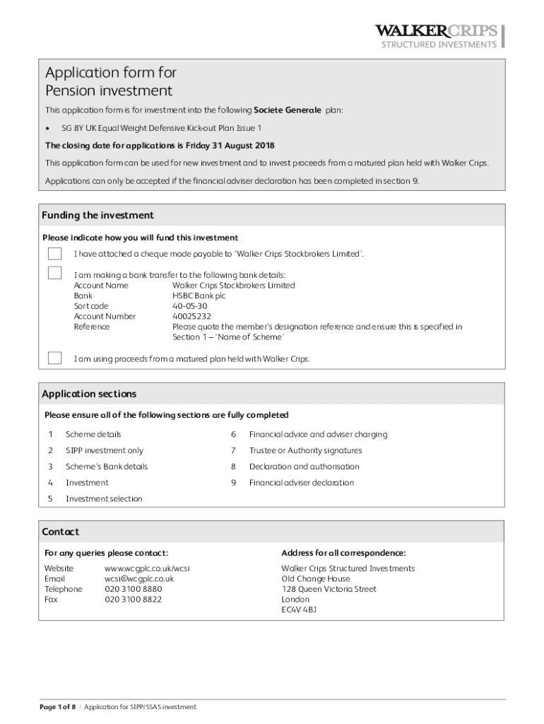 Fillable Online GE Pension Plan Statement of Investment Principles Fax ...