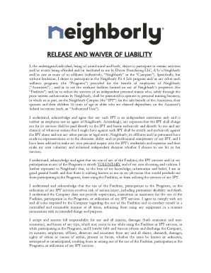 Fillable Online What is a Release of Liability Agreement? - PandaDoc ...