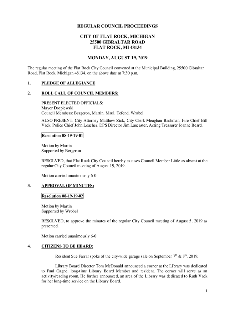 Fillable Online Vack, Police Chief John Leacher, DPS Director Jim ...