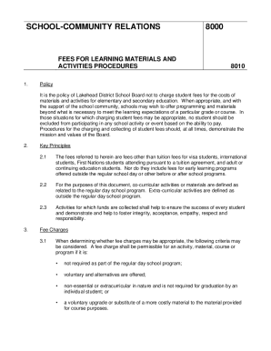 Fillable Online SCHOOL-COMMUNITY RELATIONS 8000 Fax Email Print - pdfFiller