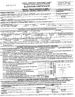 Fillable Online NFIP Flood Elevation Certificate FAQsFloodSmart Fax ...