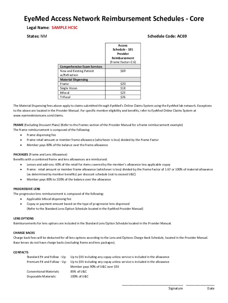 Fillable Online Out of Network Vision Claim Form Fax Email Print ...