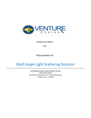 Fillable Online venturecenter co Multi Angle Light Scattering Detector ...