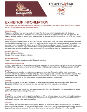 Fillable Online Step-by-Step Guide to Successful Trade Show Preparation ...