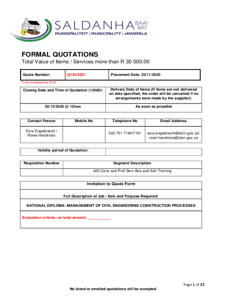 Fillable Online sbm gov NATIONAL DIPLOMA: MANAGEMENT OF CIVIL ...