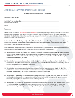Fillable Online COVID-19: Health declaration form now required for ...