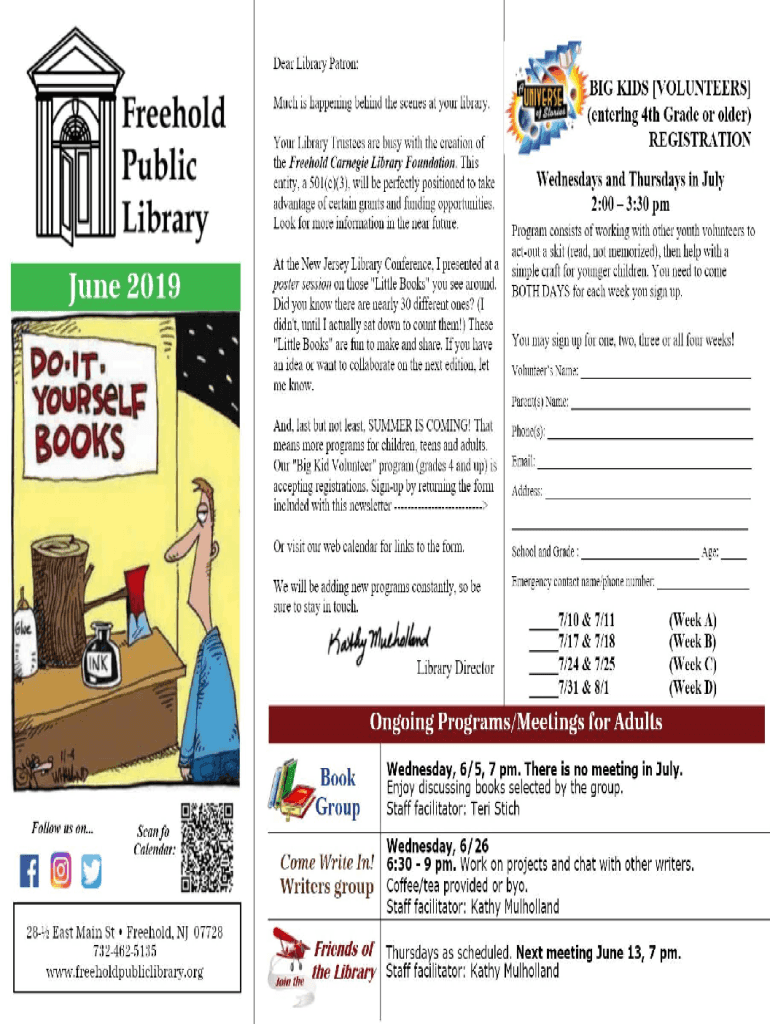 Fillable Online Visiting Library Service - Georgina Public Library Fax ...