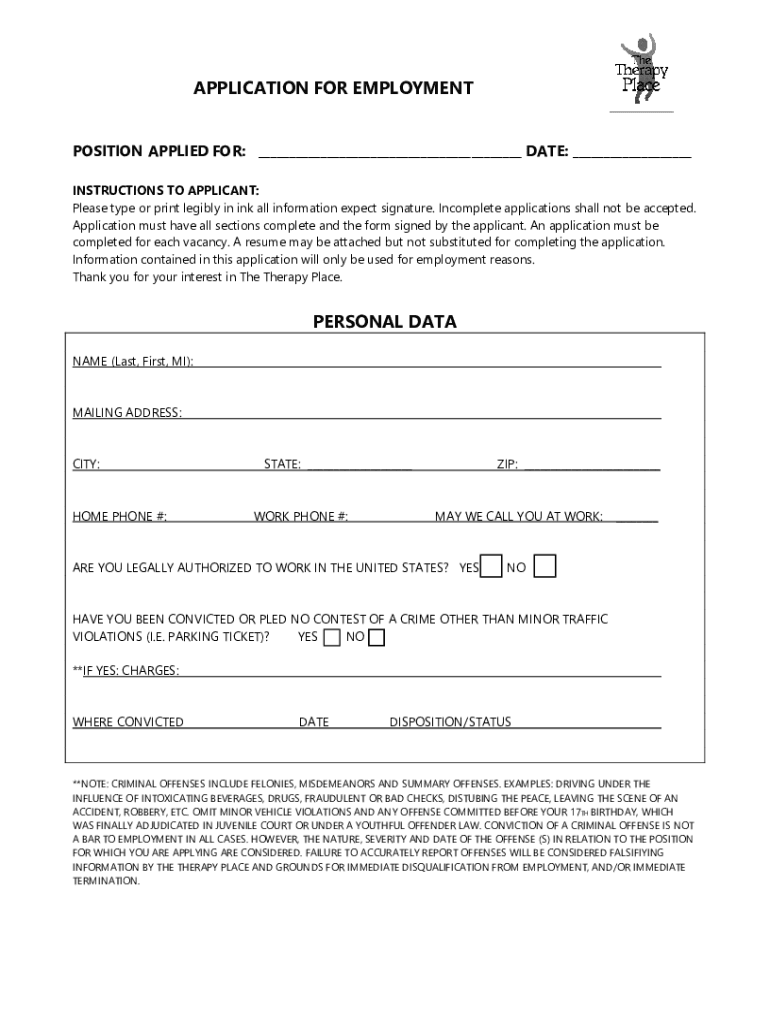 Fillable Online How to Correctly Fill Out a Job Application Fax Email ...