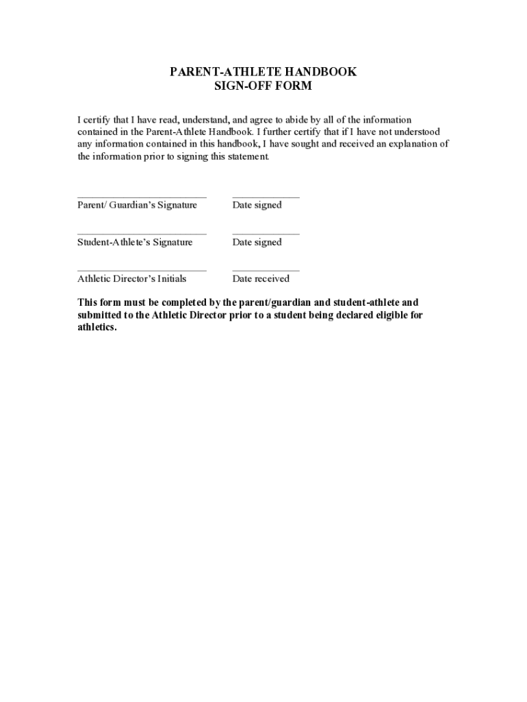 Fillable Online law marquette SIGN OFF FORM FOR ATHLETIC ITEMS NAME OF ...