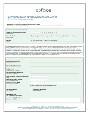 Fillable Online What is SEPA Direct Debit? - Iziago Fax Email Print ...
