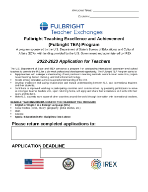 Project Statement Examples - Fulbright Scholars Doc Template | pdfFiller