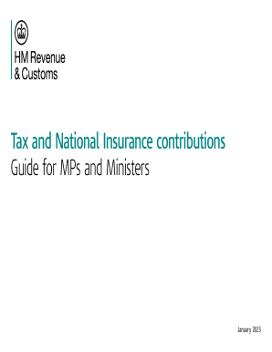 Fillable Online Tax and National Insurance contributions. Guide for MPs ...