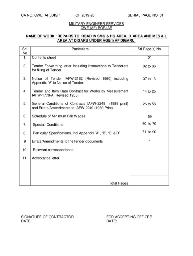 Fillable Online mescwe (af) borjar - Defproc.gov.in Fax Email Print ...