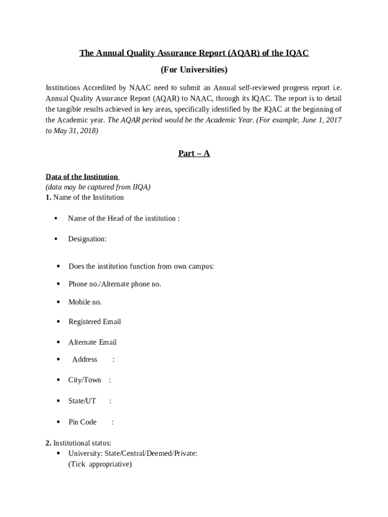 The report is to detail the tangible results achieved in key areas ...