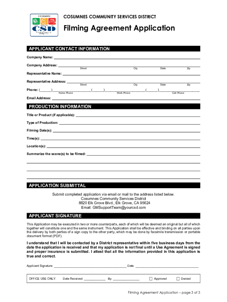 Fillable Online Facility Use Community Service Agreement - SharpSchool ...