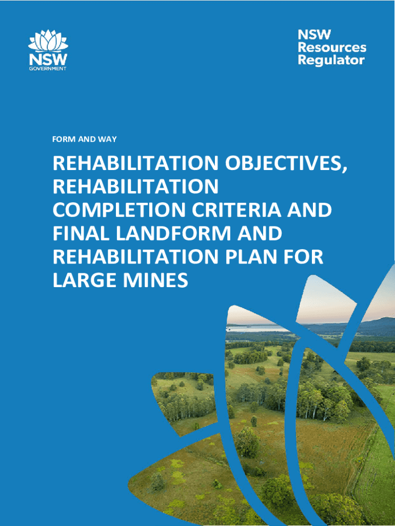 Fillable Online form-and-way-rehabilitation-objectives-completion ...