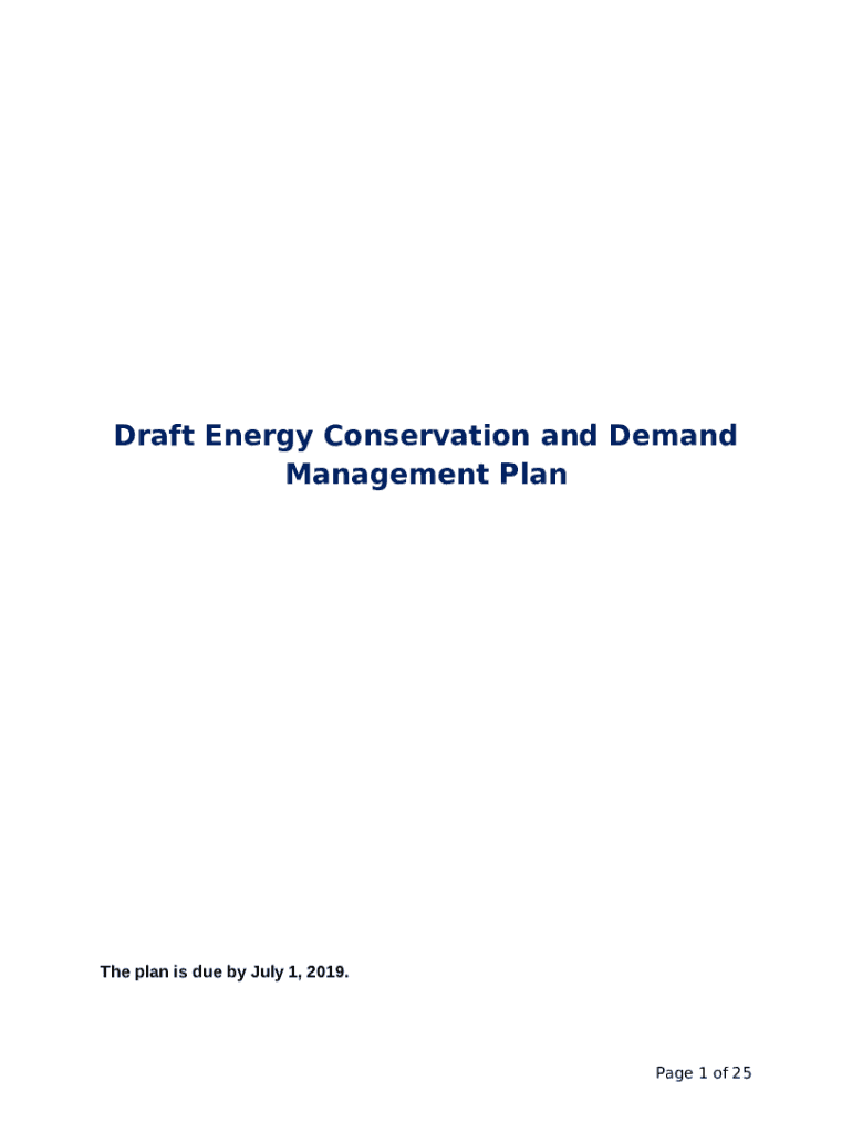Draft Energy Conservation and Demand Management Plan - efis fma csc gov ...