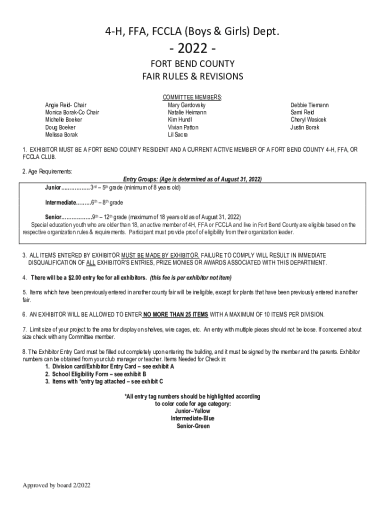 Fillable Online Jr Fair Board... - Ross County 4-H - OSU Extension ...