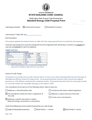 Fillable Online Washington State Energy Code Fax Email Print - pdfFiller