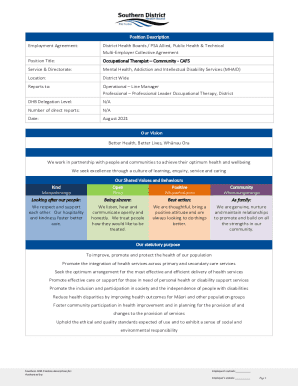 Fillable Online southern dhb anaesthetic technicians collective ...