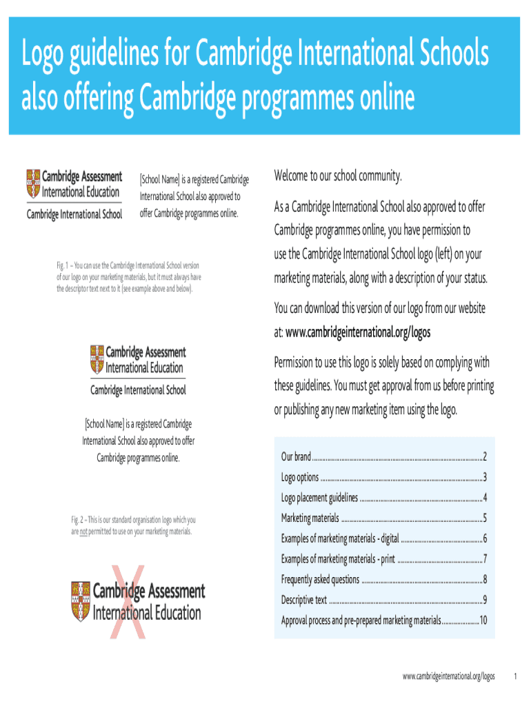 Fillable Online The Cambridge learners who choose to learn online Fax ...