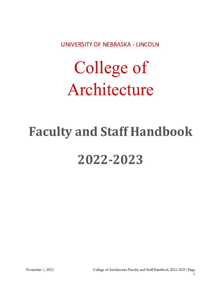 Fillable Online architecture unl Table of Contents (Formal design) - UNL College of Architecture ...