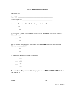 Fillable Online PSERS Plan 2 - Department of Retirement Systems - WA ...