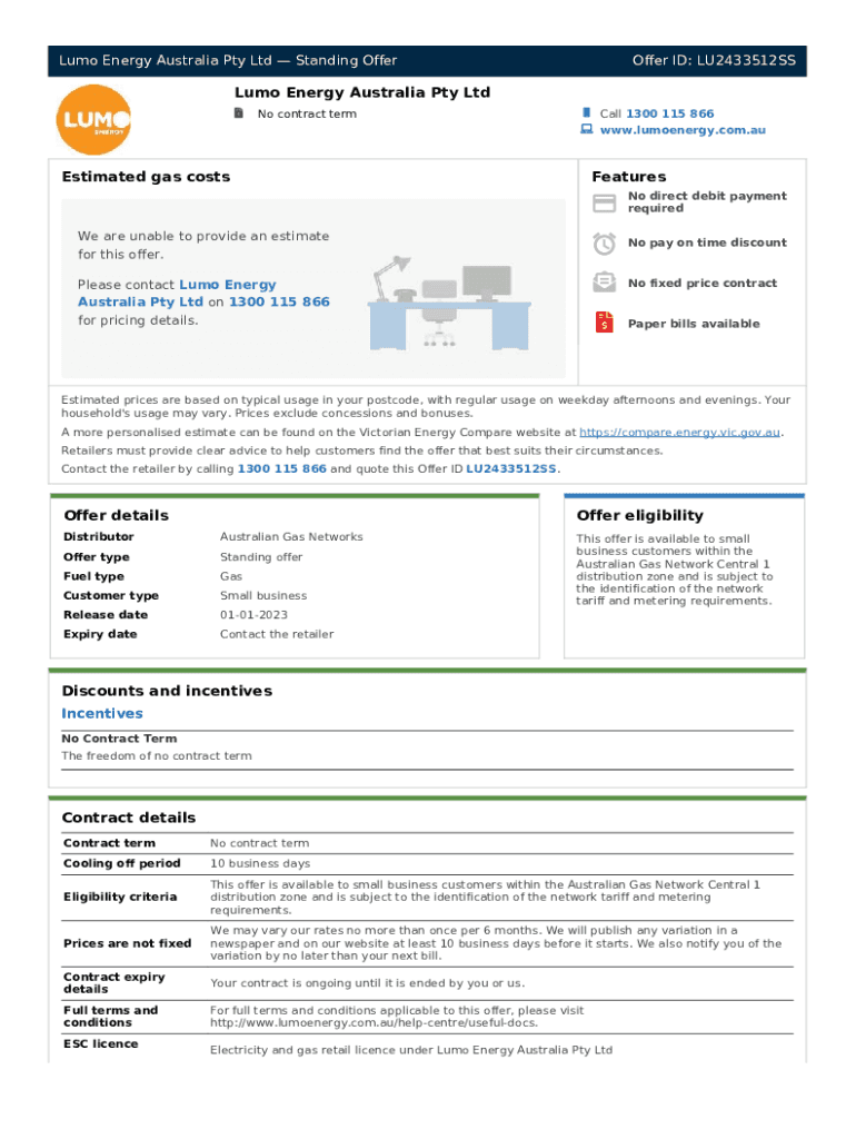 Fillable Online EvenPay The Easy Way to Pay Your Bills - Lumo Energy ...