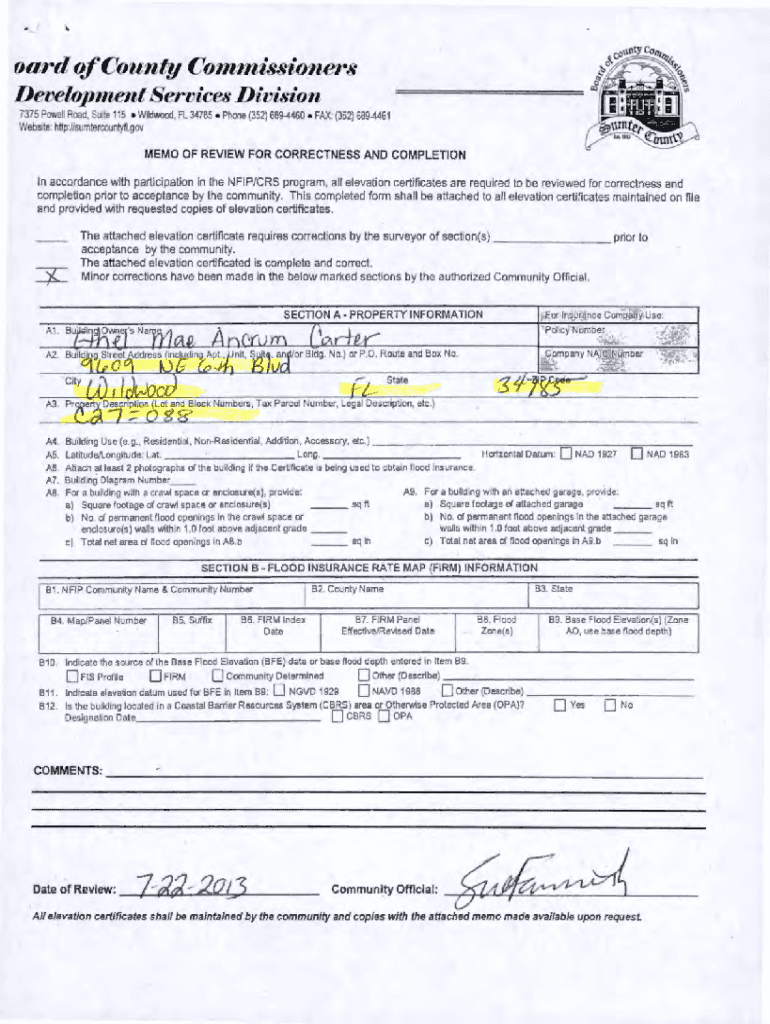 Fillable Online Community Development Department - Inverness-FL.gov Fax Email Print - pdfFiller