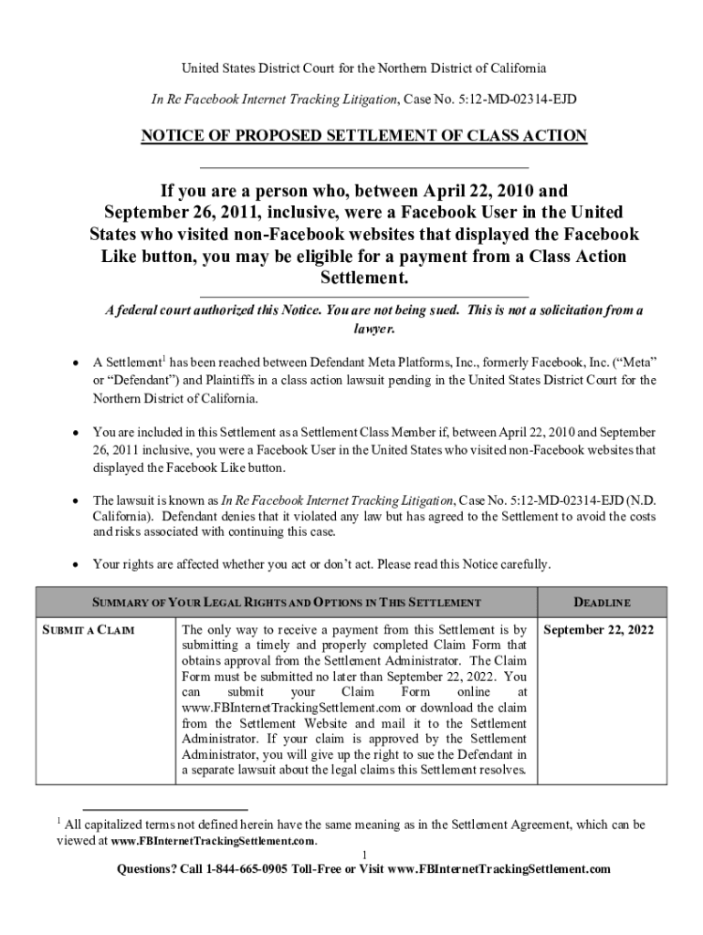 Fillable Online Facebook's $90 Million 'Like' Button Tracking Suit Pact ...