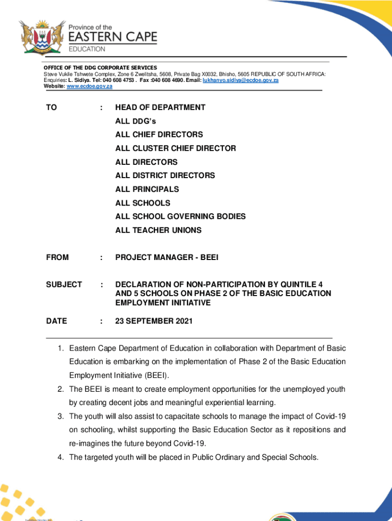 Fillable Online Assessment Instructions Circulars - EC Curriculum Fax ...