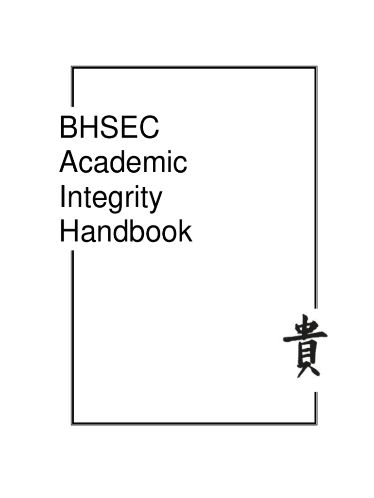 Fillable Online bhsec bard Academic integrity and how to safeguard it ...