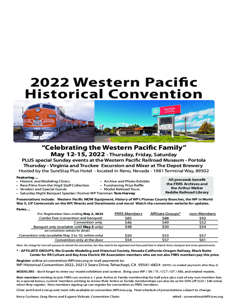 Fillable Online Western Pacific Railroad Museum (Portola) - All You Need to ... Fax Email Print ...