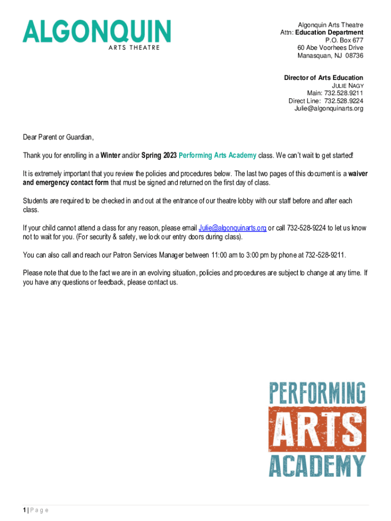 Fillable Online Algonquin Announces the Cast and Creative Team of WAIT ... Fax Email Print ...