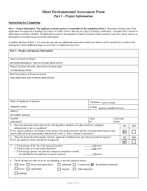 Fillable Online State Environmental Quality Review Act (SEQRA ...