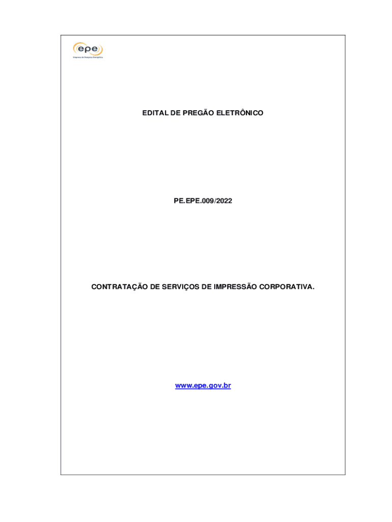 Fillable Online Licitaes e Contratos - Empresa de Pesquisa Energtica Fax Email Print - pdfFiller