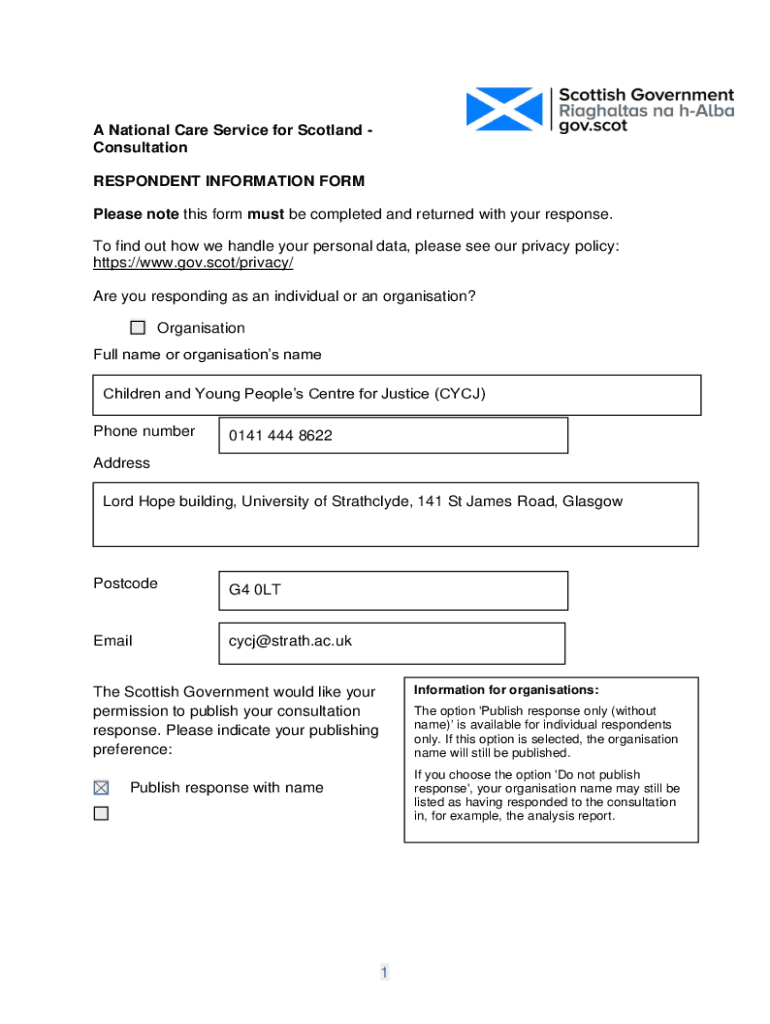 Fillable Online Respondent Information Form (RIF) - Downs Syndrome ...