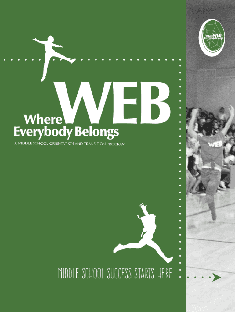 Fillable Online WEB: Middle School Transition - The Boomerang Project ...