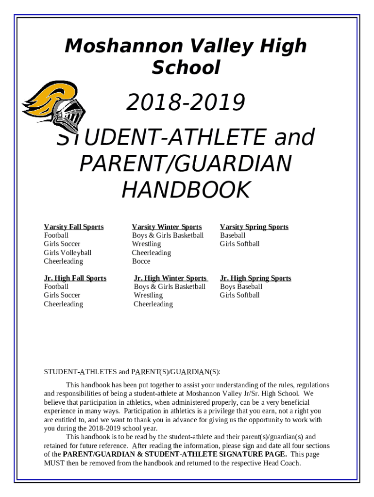 Moshannon Valley High School - PIAA Doc Template | pdfFiller
