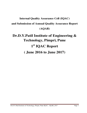 Fillable Online engg dypvp edu Internal Quality Assurance Cell (IQAC) Objective Strategies ...