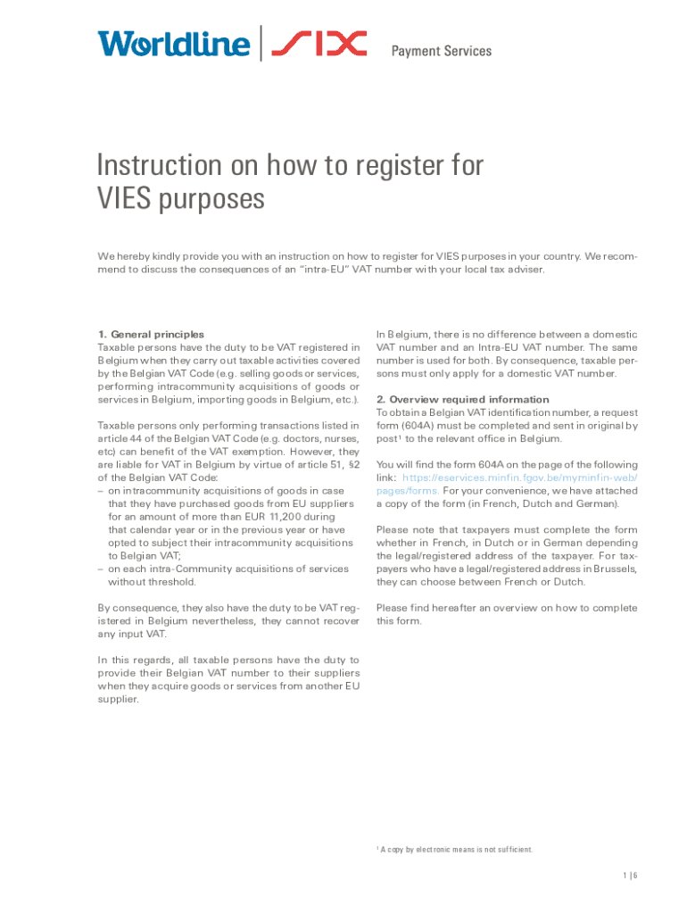 Fillable Online VIES, Intrastat and Mutual Assistance (VIMA) - Revenue ...