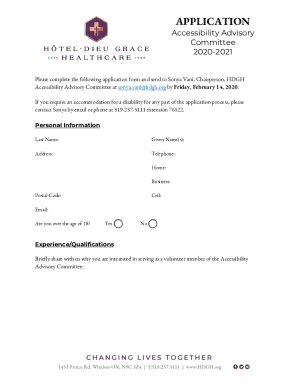Fillable Online APPLICATION - Htel-Dieu Grace Healthcare Fax Email ...