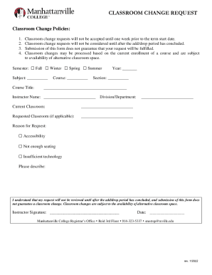 Fillable Online Requesting a Change in Your Child's Classroom Placement ...