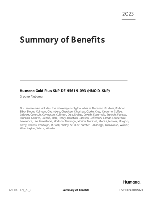 Fillable Online Humana Gold Plus SNP-DE H5619-093 (HMO D-SNP) Fax Email ...