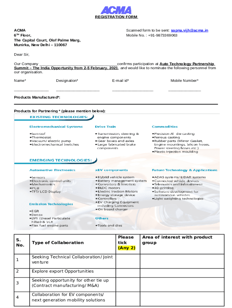 Various initiatives and events in North America by ACMA Doc Template ...